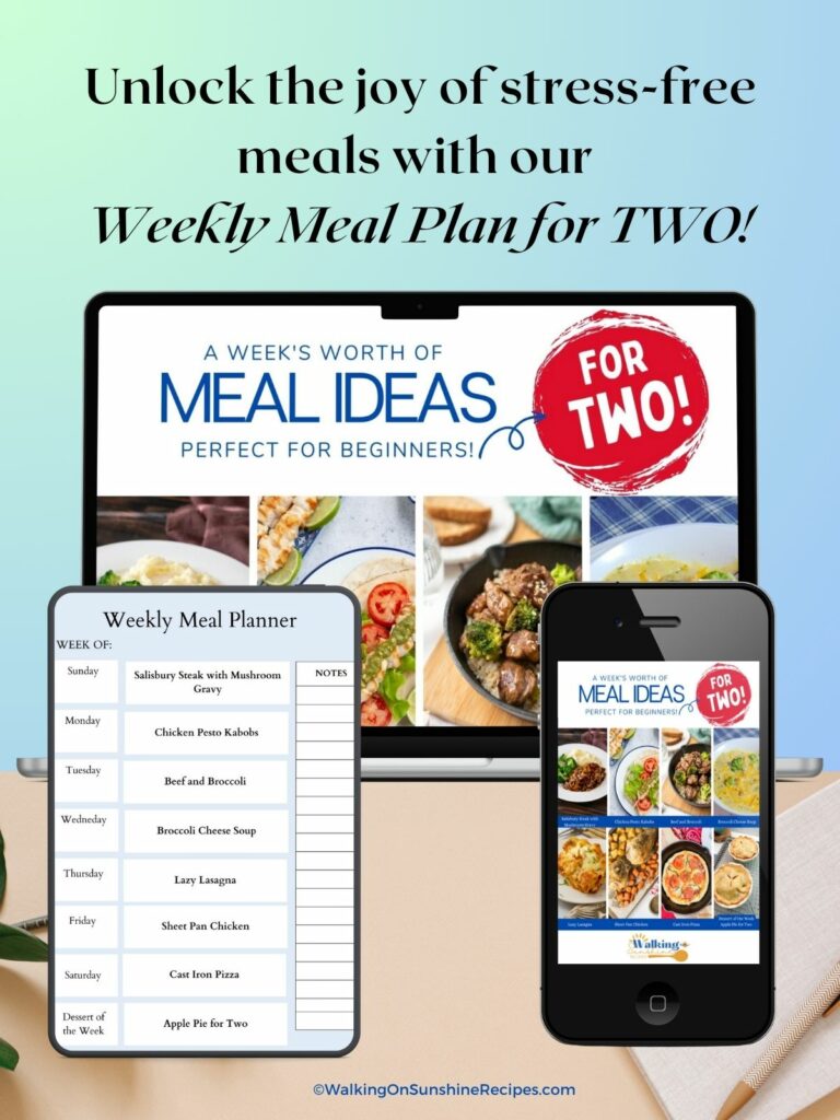 One Week Meal Plan for Two