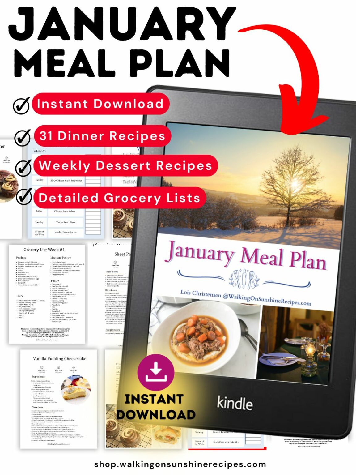 January Meal Plan