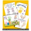 Easter Handprint & Footprint Craft Bundle